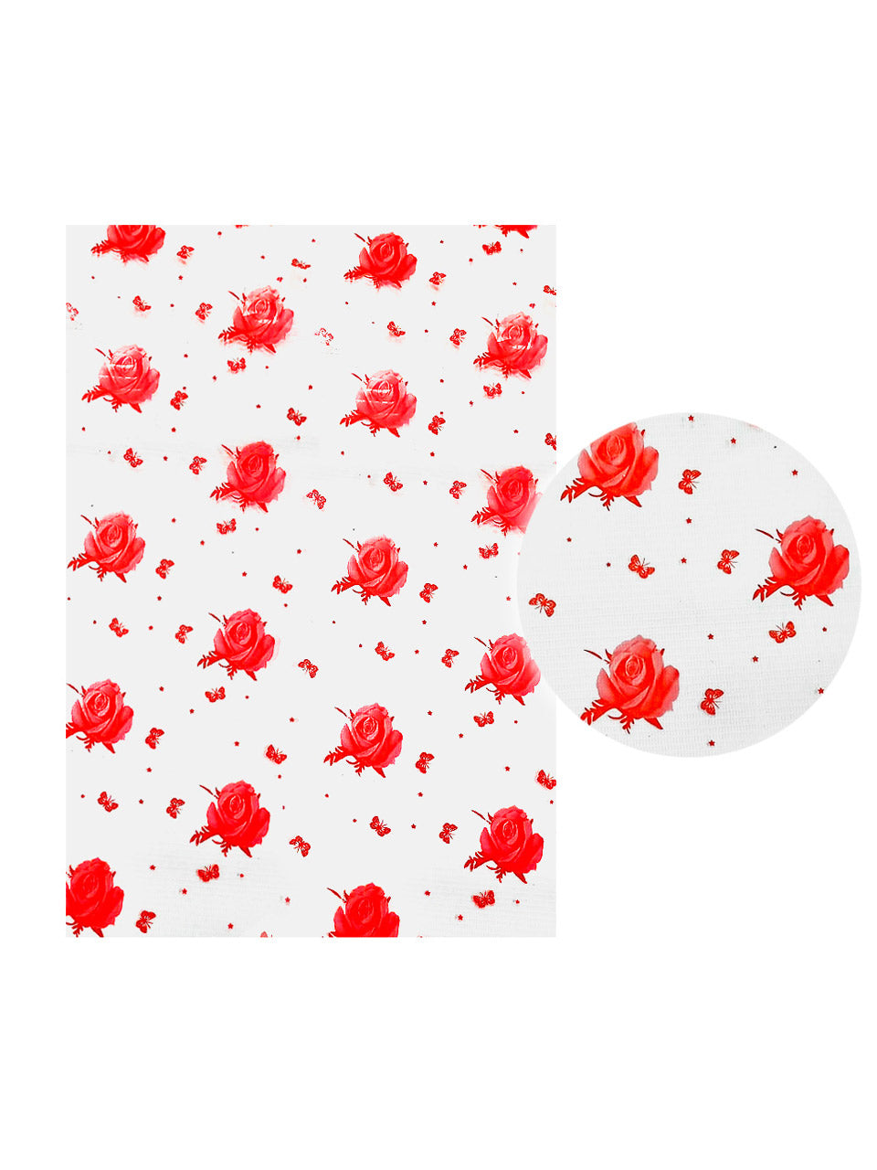 Papel Celofan Floreado Mariposa 70 X 100 Cm 50 Unidades – KiraKira