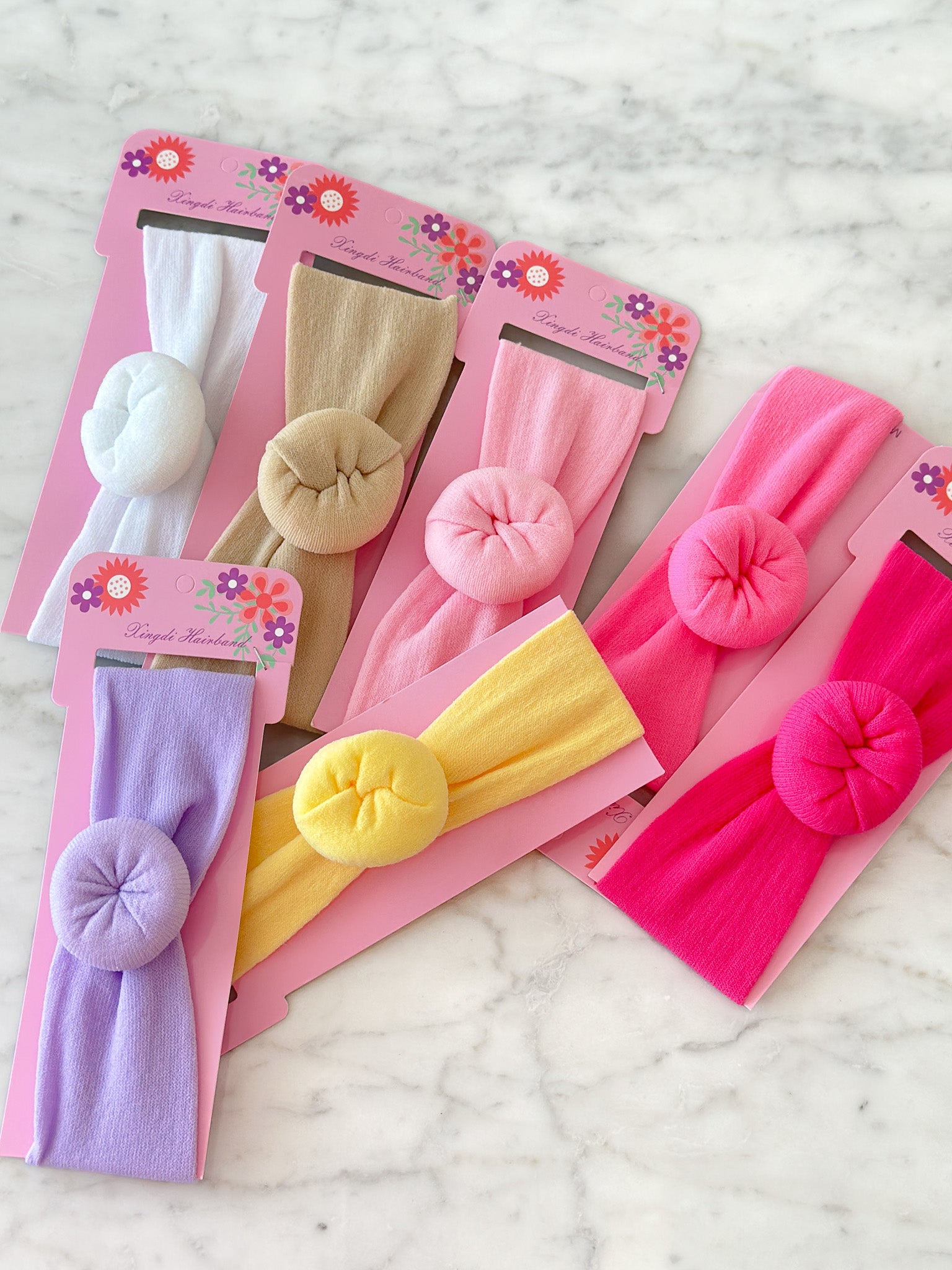 Cintillo Elasticado Bebe Dona Colores 12 Unidades – KiraKira