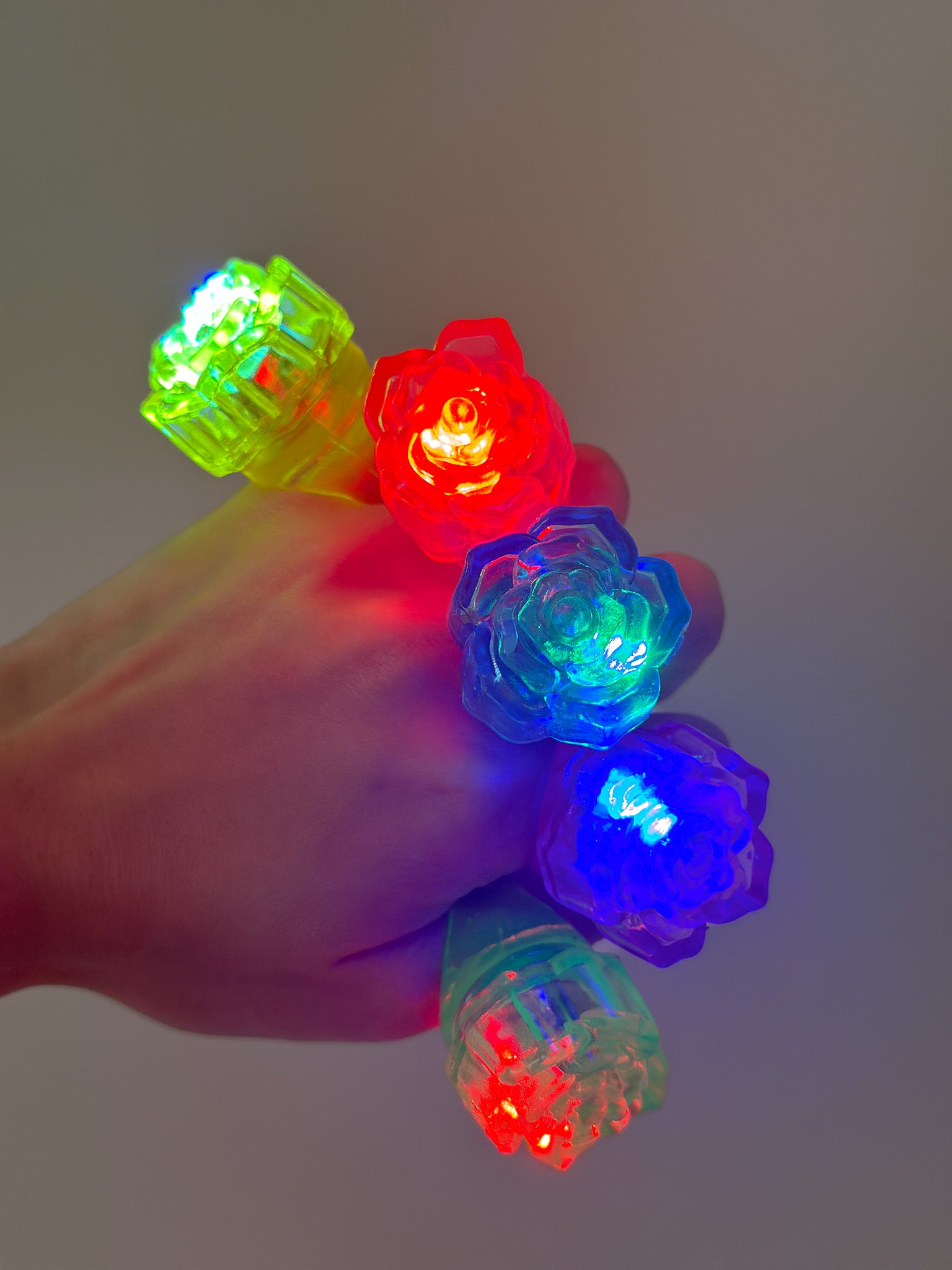Anillo Luminoso Led Rosa 60 Unidades – KiraKira