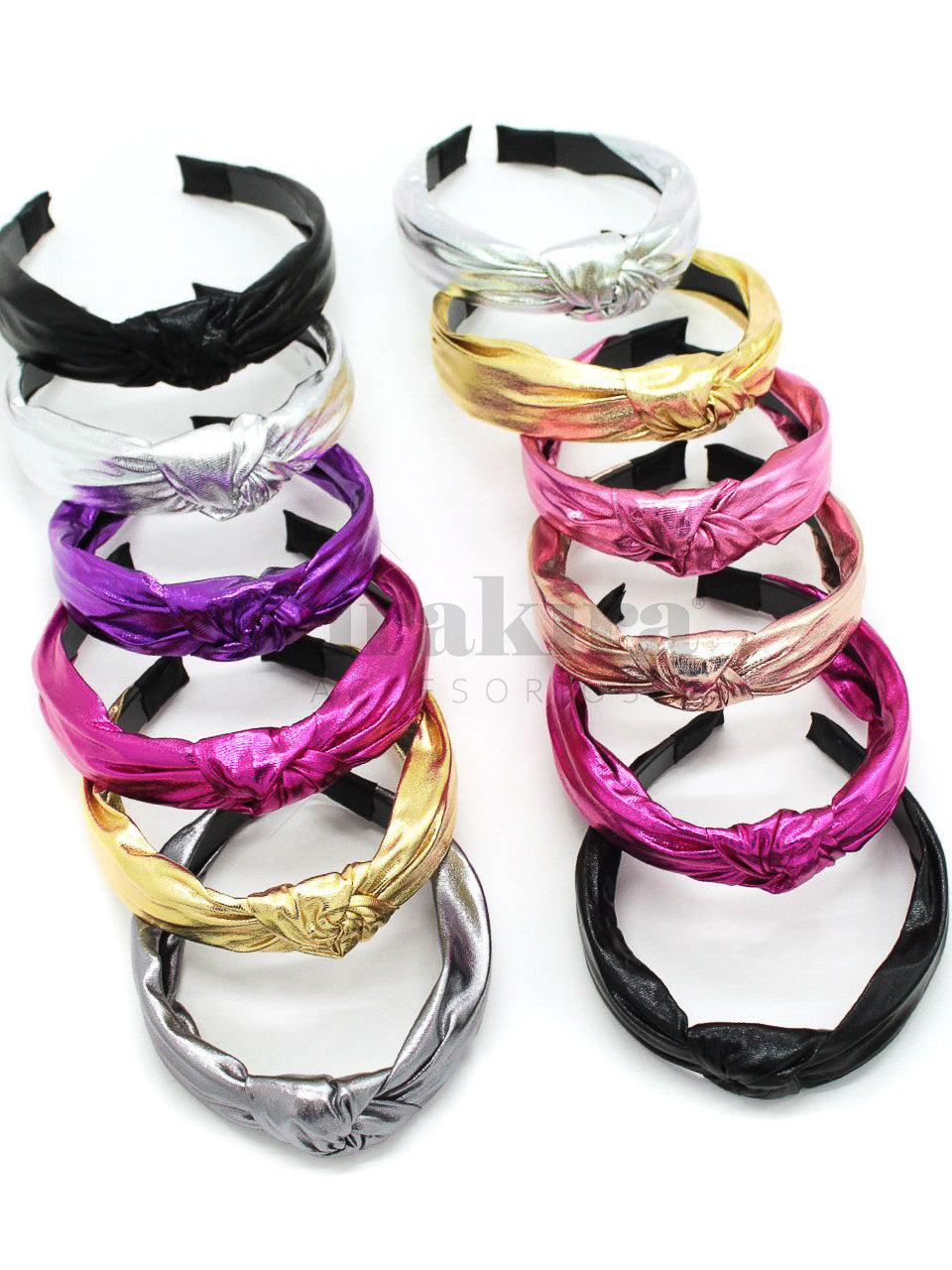 Cintillo Nudo Metalico 12 Unidades – KiraKira